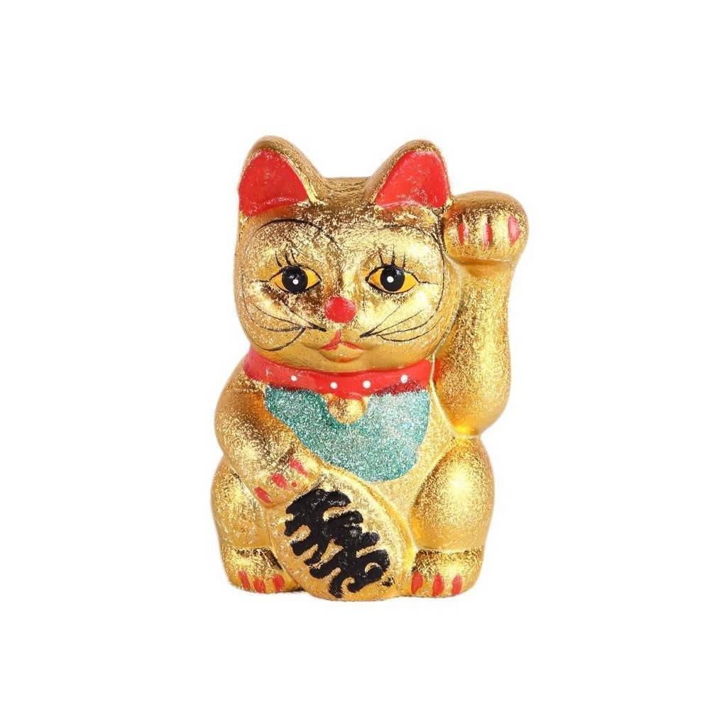 Chat maneki neko, appelé lucky cat dans la représentation chinoise