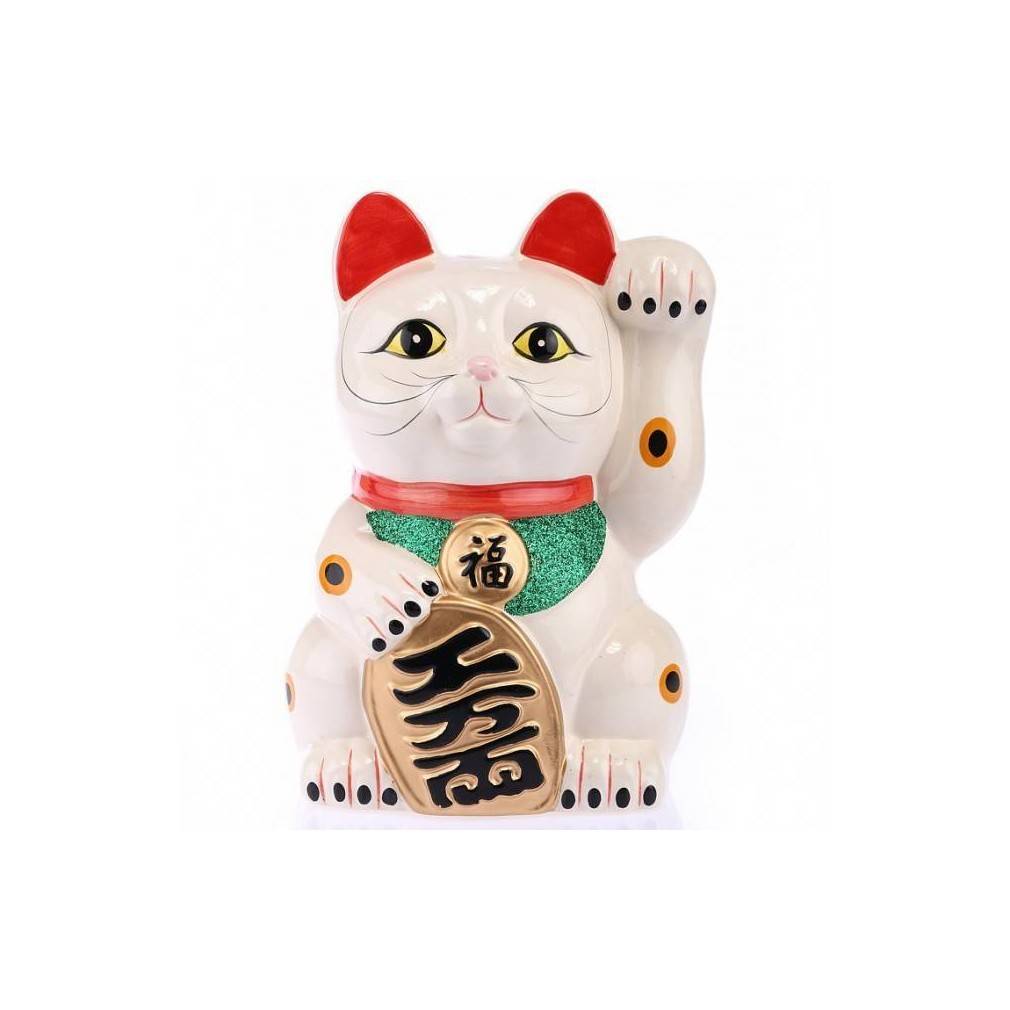 Magnifique chat maneki neko du japon, véritable porte bonheur pour la ...